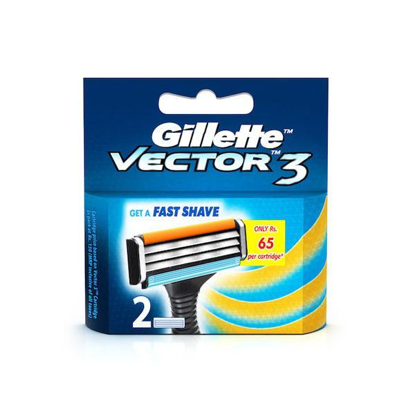 Buy Gillette Vector 3 Cartridges 2's Online at Discounted Price | Netmeds