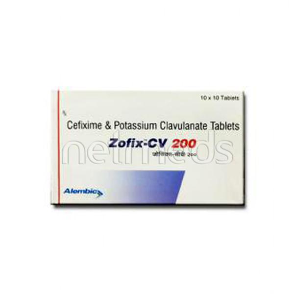 Zofix CV 200mg Tablet 10'S