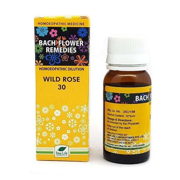 New Life Bach Flower Wild Rose 30 Liquid 30 ml online at best price ...