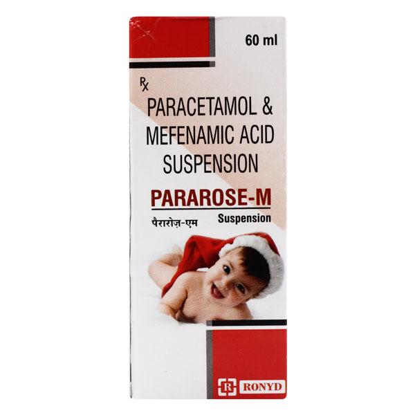 PARAROSE M Suspension 60ml Price, Uses, Side effects, Substitutes | Netmeds