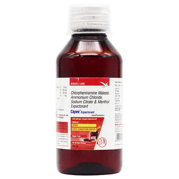 CAPEX Expectorant 100ml Price, Uses, Side effects, Substitutes | Netmeds