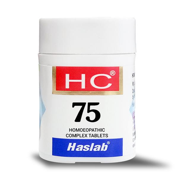 Buy Haslab HC 75 (Homeopathic Complex) Tablet 20 gm Online at ...