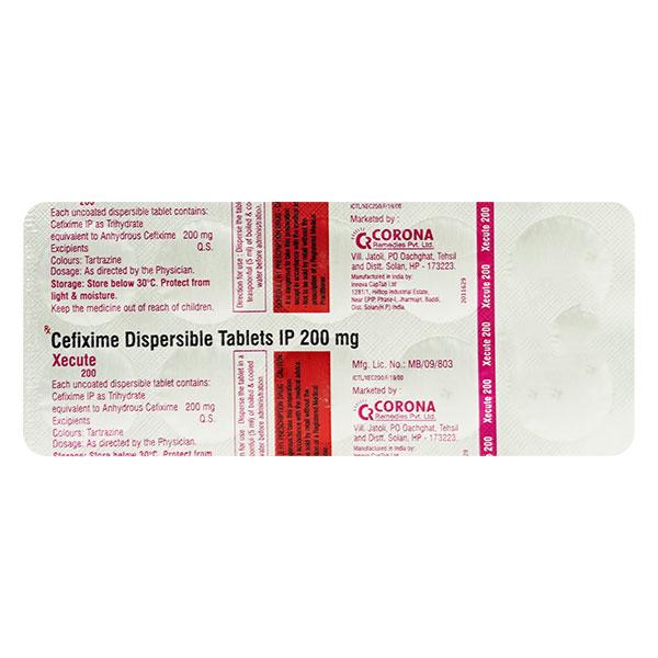 Xecute 200mg Tablet 10'S