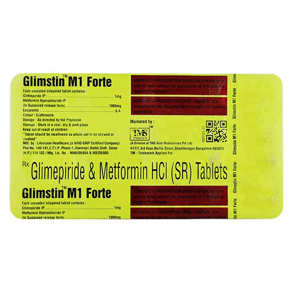 GLIMSTIN M1 FORTE Tablet 15's
