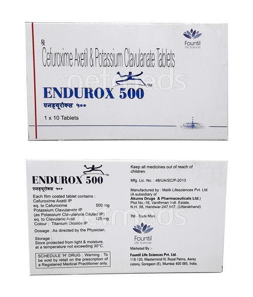 Endurox 500mg Tablet 10'S