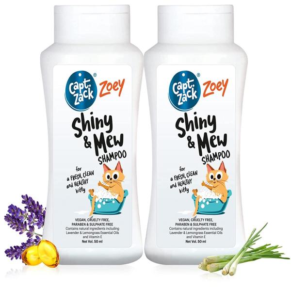 Buy Capt. Zack Zoey Shiny & Mew Shampoo (Pack of 2 x 50 ml) 1's Online ...