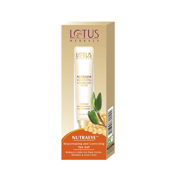Buy Lotus Herbals Nutraeye Rejuvenating and Correcting Eye Gel 10 gm ...