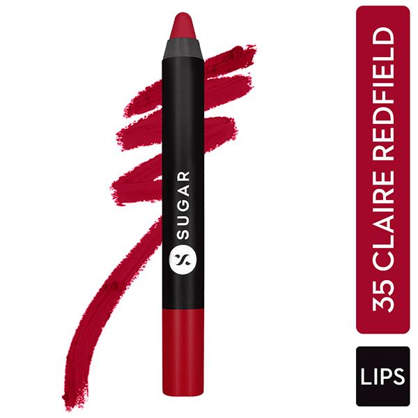 Buy SUGAR Cosmetics Matte As Hell Crayon Lipstick - 35 Claire Redfield ...