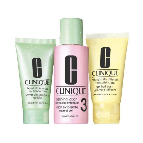 Buy Clinique 3 Step Skin Mini Kit Type 3(30ml + 60ml + 30ml) 3's Online ...