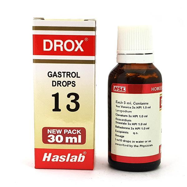 Haslab Drox 13 Gastrol Drops 30 ml online at best price-Homeopathy