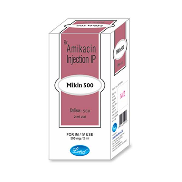Buy MIKIN 500 Injection 2ml Online at Upto 25% OFF | Netmeds