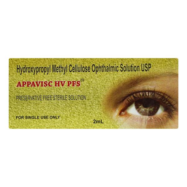 APPAVISC HV PFS Ophthalmic Solution 2ml : Price, Uses, Side Effects ...