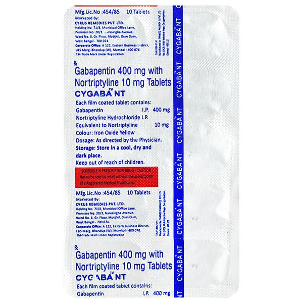 CYGABA NT Tablet 10's