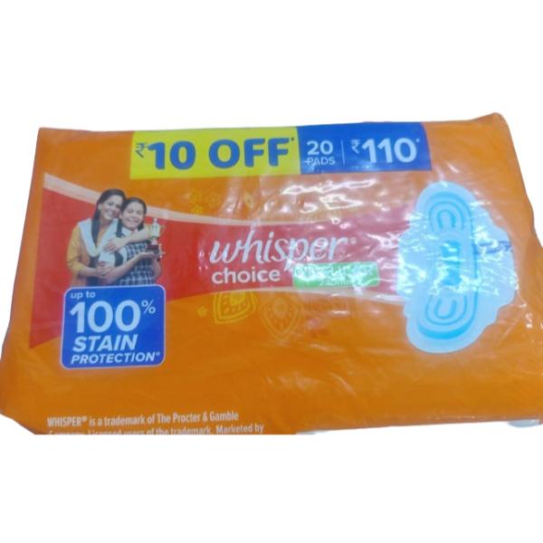 Buy Whisper Choice Regular Sanitary Pads 20 s Online at Discounted ...