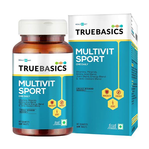 TrueBasics Multivit Sport Tablets 90's