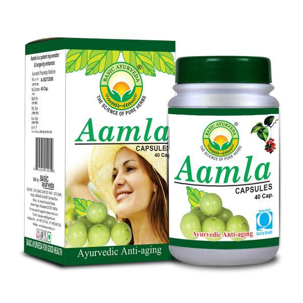 Buy Basic Ayurveda Aamla Capsule 40's Online at Discounted Price | Netmeds