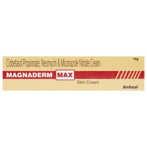 MAGNADERM MAX Skin Cream 15gm Price, Uses, Side effects, Substitutes ...