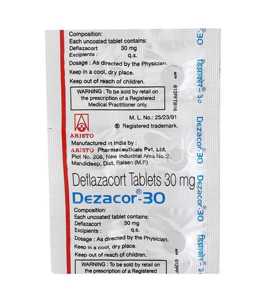 Buy Dezacor 30mg Tablet 6'S Online at Upto 25% OFF | Netmeds