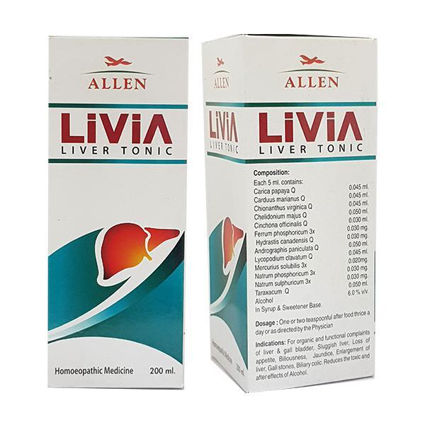 Buy Allen Livia Liver Tonic 200 ml online at best price-Homeopathy