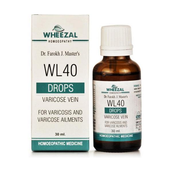 Buy Wheezal Wl-40 Varicose Veins Drops 30ML Online at Discounted Price ...