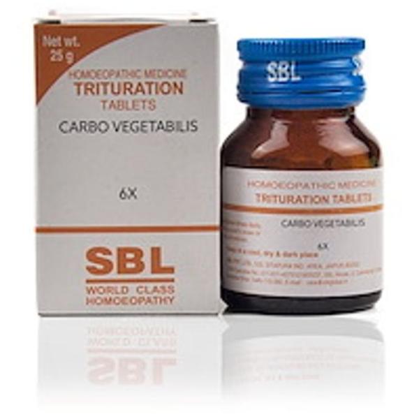 Buy SBL Carbo Vegetabilis 6X Tablet 25 gm Online at Discounted Price ...