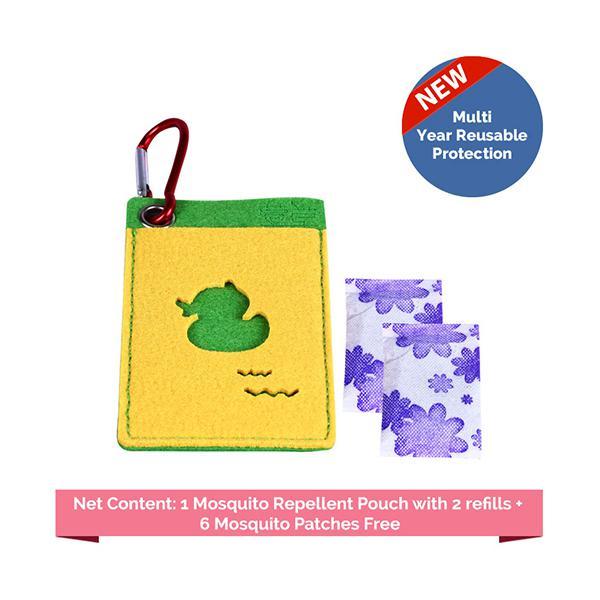 Baby Safety Inc Duck Mosquito Repellent Pouches (2 Refills + 6 Patches)