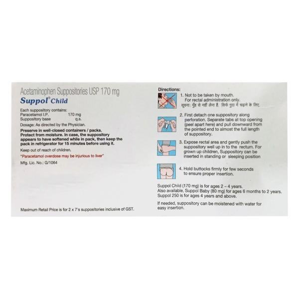 child suppository instructions