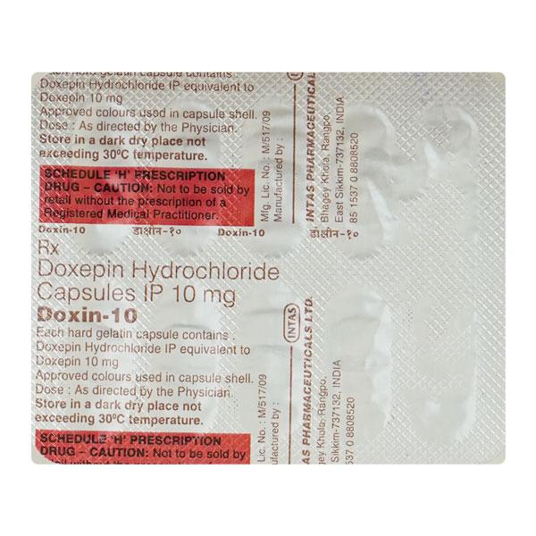 Doxin 10mg Capsule 10'S