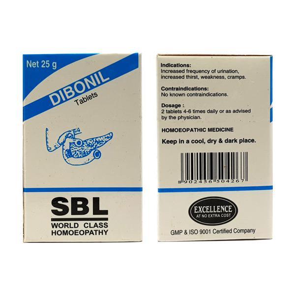 SBL Dibonil Tablets 25 gm - Natural Blood Sugar Regulation Supplement ...
