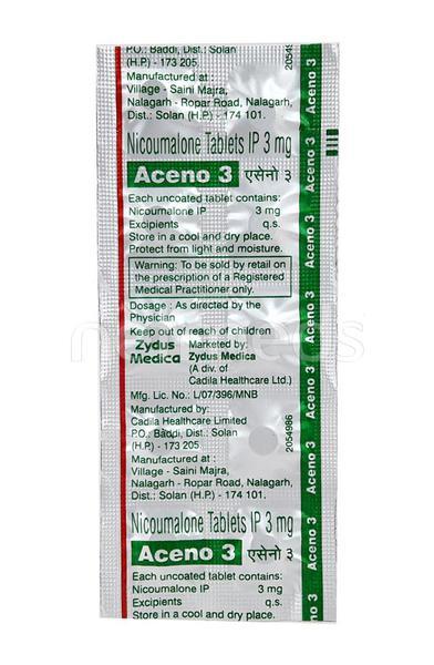 Aceno 3mg Tablet 10'S