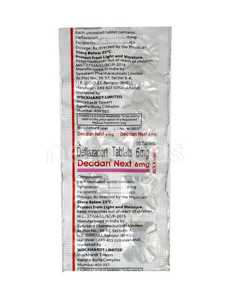 Decdan Next 6mg Tablet 10'S