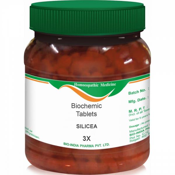 Bio-India's Biochemic Tablet - Silicea 3X 450 gm Online at Best Price ...