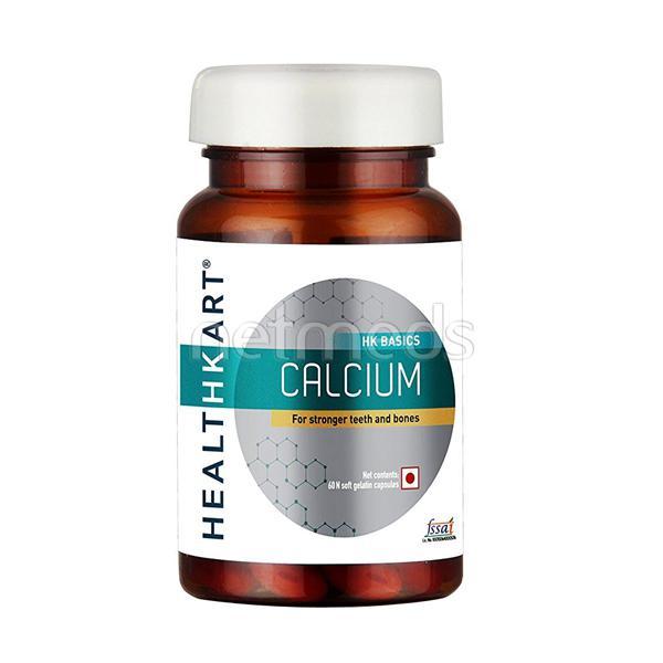 HealthKart Calcium Capsules 60's online at best price-Vitamins and Minerals