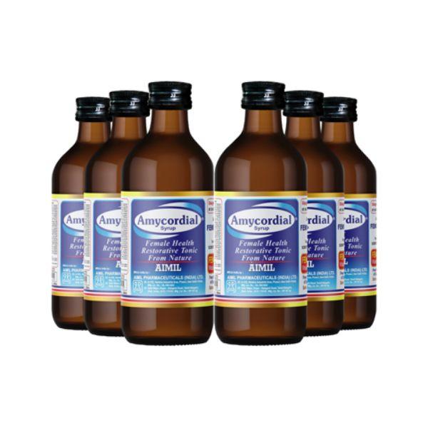 Aimil Amycordial Syrup (Pack of 6 x 200 ml) Online at Discounted Price ...