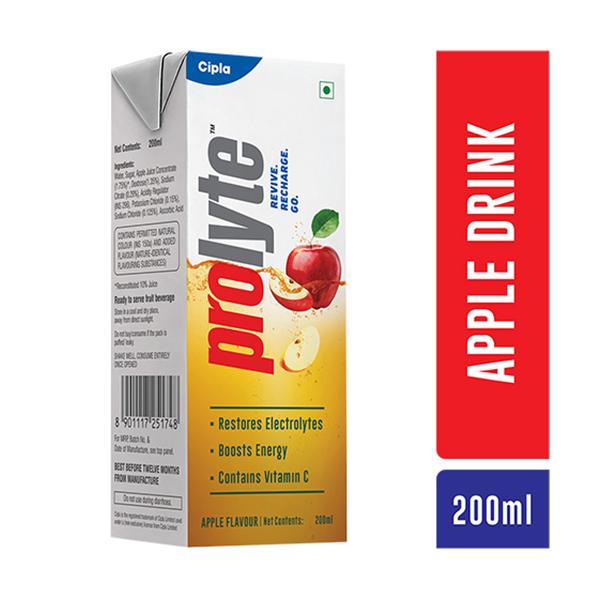 PROLYTE REHYDRATE APPLE FLAVOUR Liquid 200ml