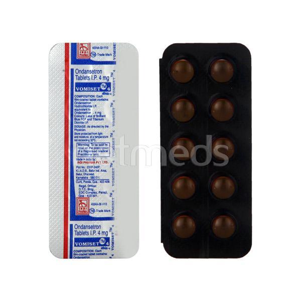 Vomiset 4mg Tablet 10'S