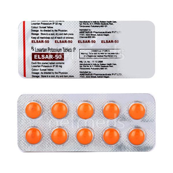 Elsar 50mg Tablet 10'S