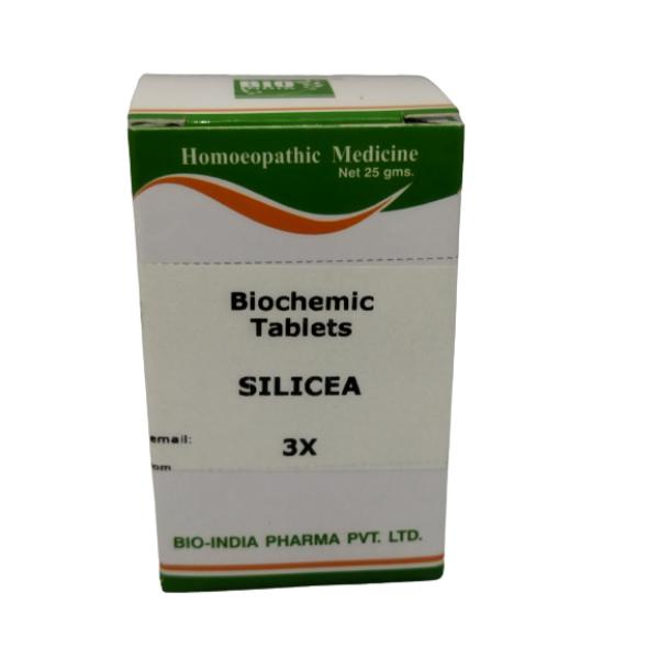 Bio-India's Biochemic Tablet - Silicea 3X 25 gm Online at Best Price ...