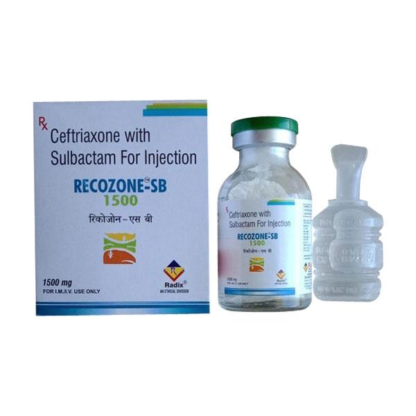 RECOZONE SB 1500mg Injection 1's