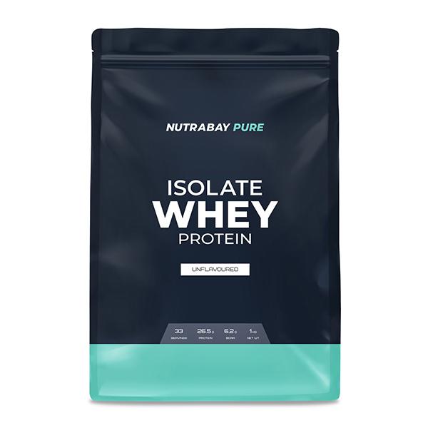 Buy Nutrabay Pure Isolate Whey Protein Powder - Unflavoured 1 kg Online ...