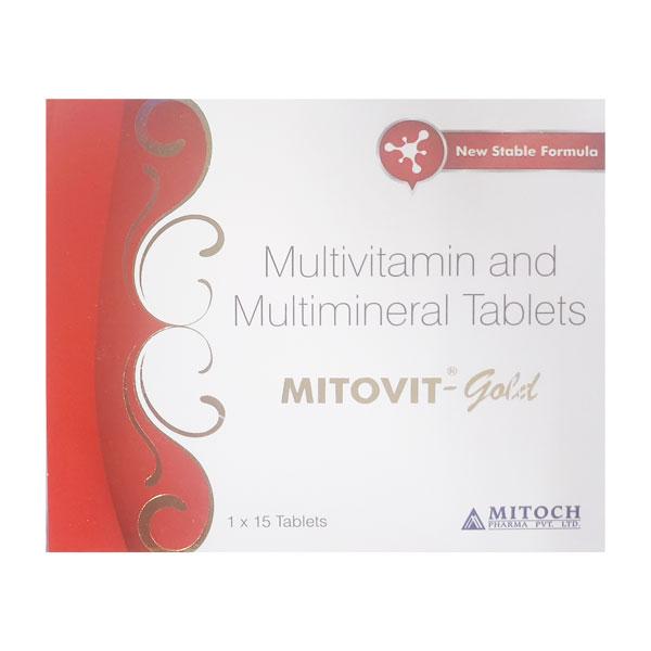 Buy MITOVIT GOLD Tablet 15's Online at Upto 25% OFF | Netmeds