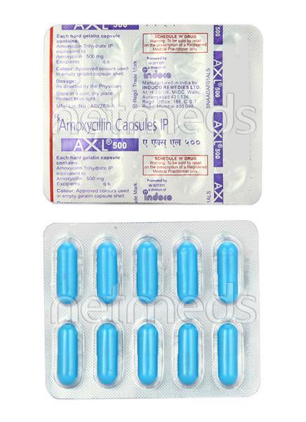 AXL 500mg Capsule 10'S : Uses, Side Effects, Price | Netmeds