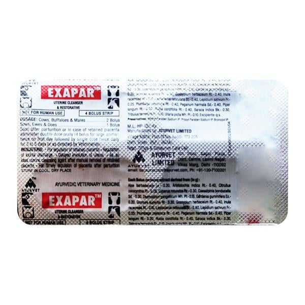 Buy Exapar Bolus 4's Online at Best Price - Farm Animals Healthcare