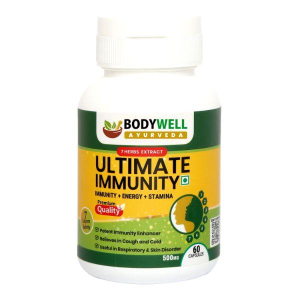 Bodywell Ultimate Immunity 500 mg Capsule (Pack of 2 x 60's)