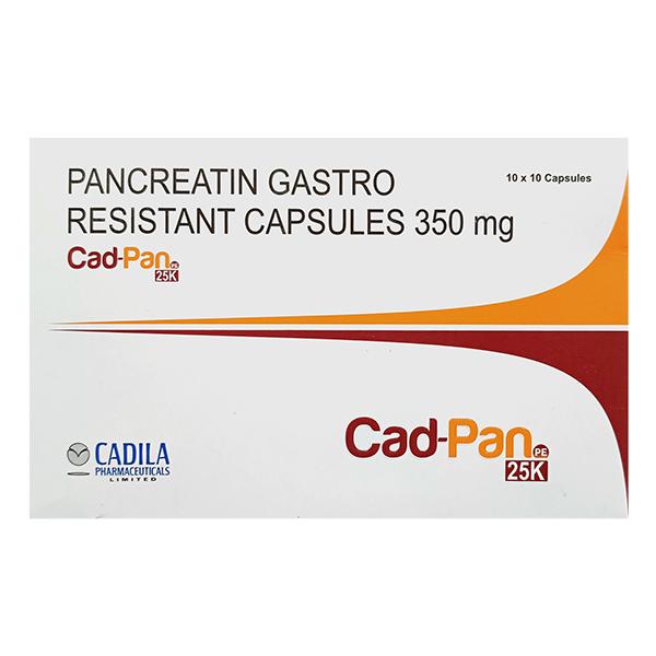 CAD PAN PE 25k Capsule 10's : Price, Uses, Side Effects | Netmeds