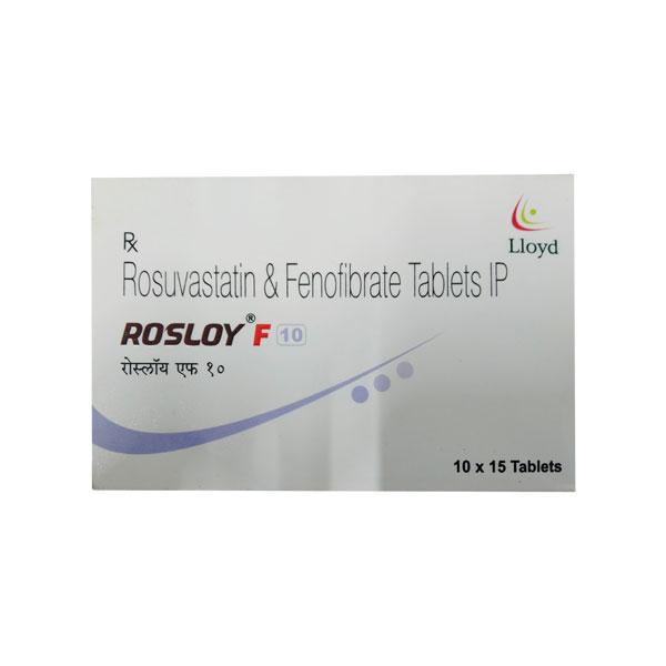 ROSLOY F 10 Tablet 15's Price, Uses, Side effects, Substitutes | Netmeds
