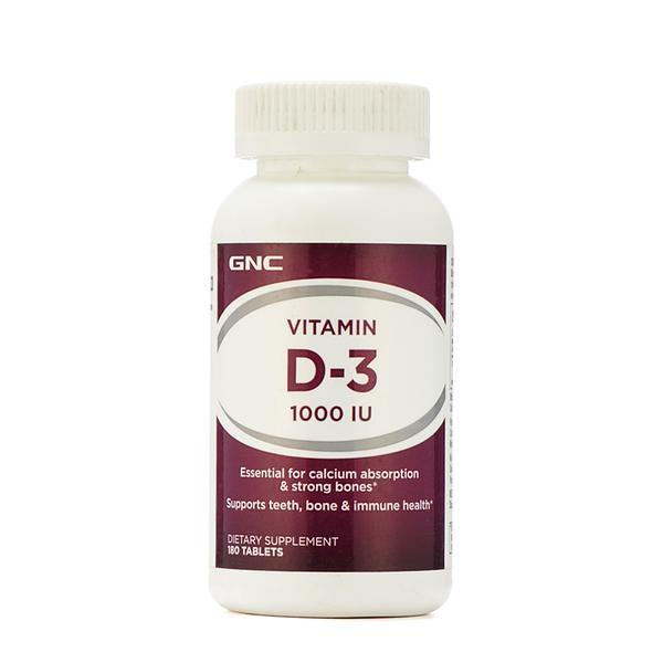 GNC Vitamin D-3 1000 IU Tablets 180's online at best price-Sports ...