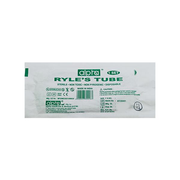 Alpha Ryle's Tube (FG 12) 1's Online at Best Price - Ryle's Tube