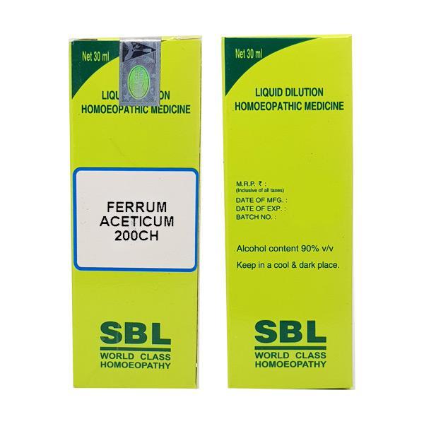 Buy SBL Ferrum Aceticum 200 Liquid 30 ml Online at Discounted Price ...