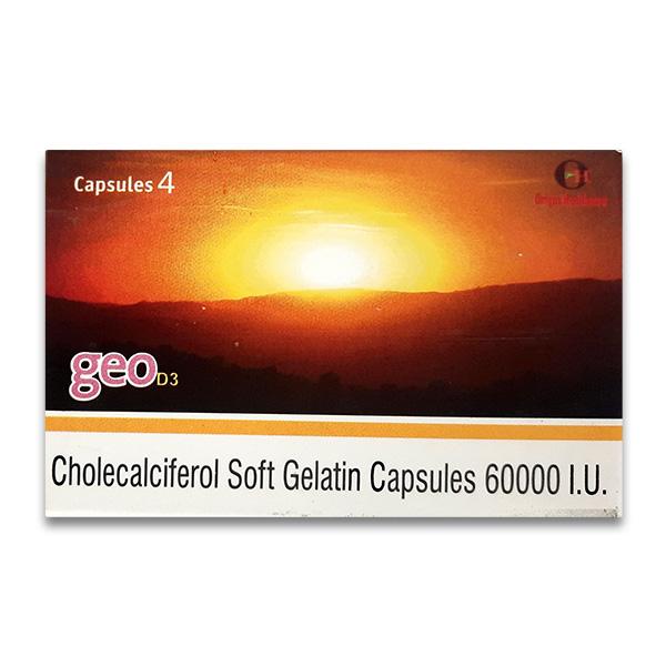 GEO D3 Capsule 4's Price, Uses, Side effects, Substitutes | Netmeds